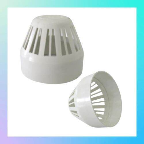 4" Vent Cowl Paip Air Plastik uPVC Pipe Fitting PVC Connector Piping ...