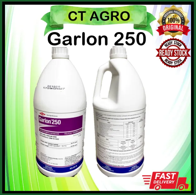 Garlon 250 4Liter Racun Rumpai / Herbicide Ready Stock Triclopyr ...