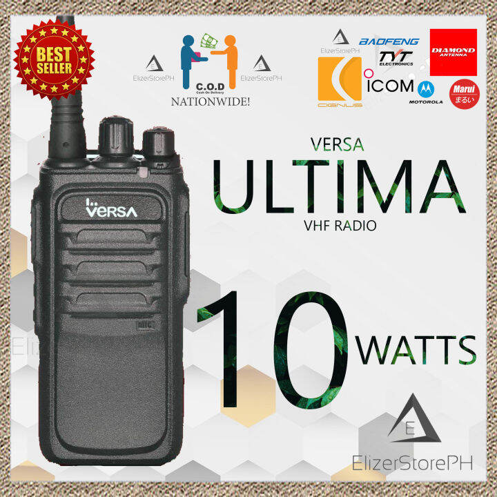 VERSA ULTIMA 10 Watts VHF Radio with 1 Year Warranty PINOY RADIO ...