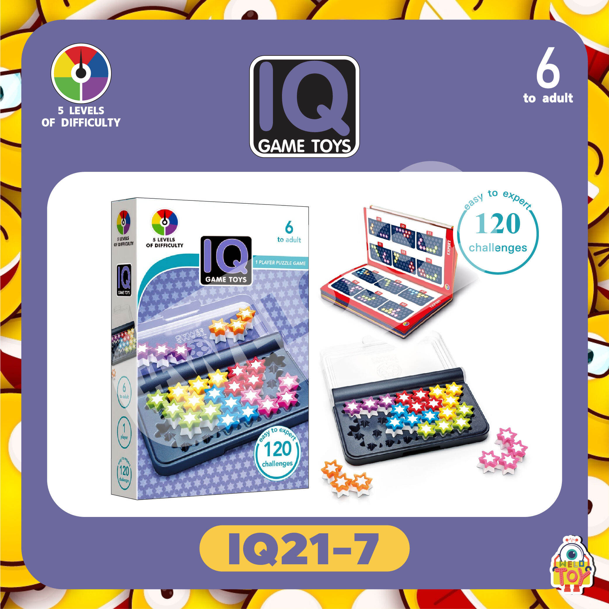 ตัวต่อเสริมไอคิว IQ GAME TOYS PUZZLER 120 ความท้าทาย ของเล่นเสริม ...