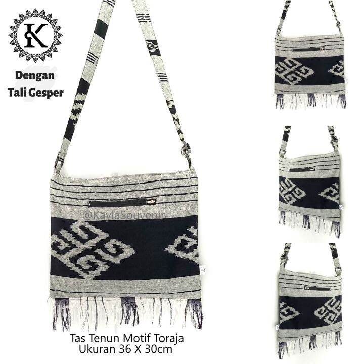 Tas Selempang Tenun Besar / Tas Tenun Besar - Kayla Souvenir | Lazada ...