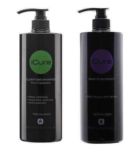 Authentic iCure Keratin Blowout and Clarifying kl y hnml lang pbjm ...