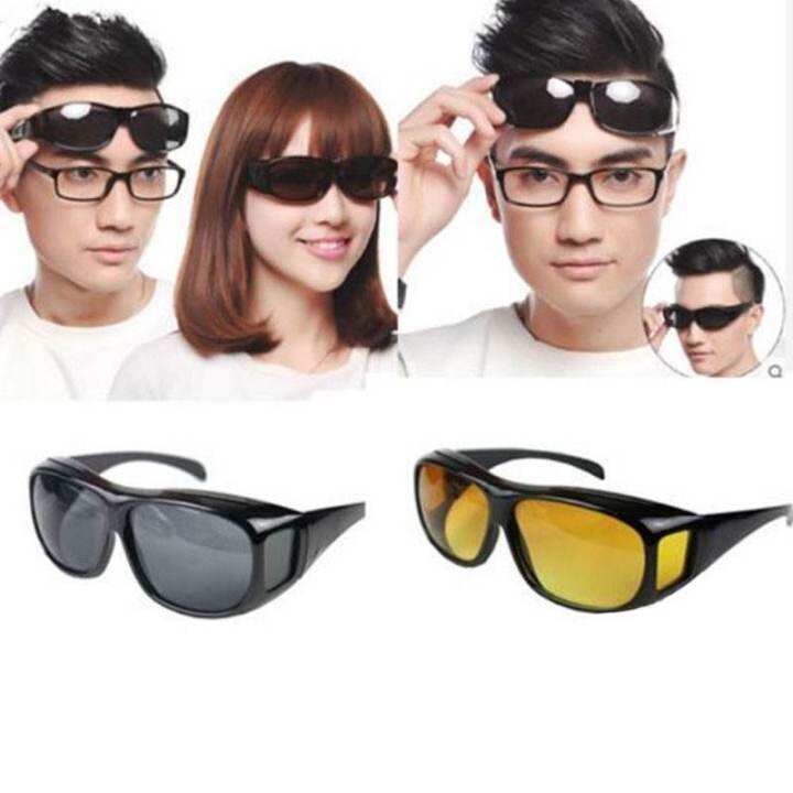 Motorcyle Driving HD Vision Wrap Around | Anti Glare Sunglasses for Men ...