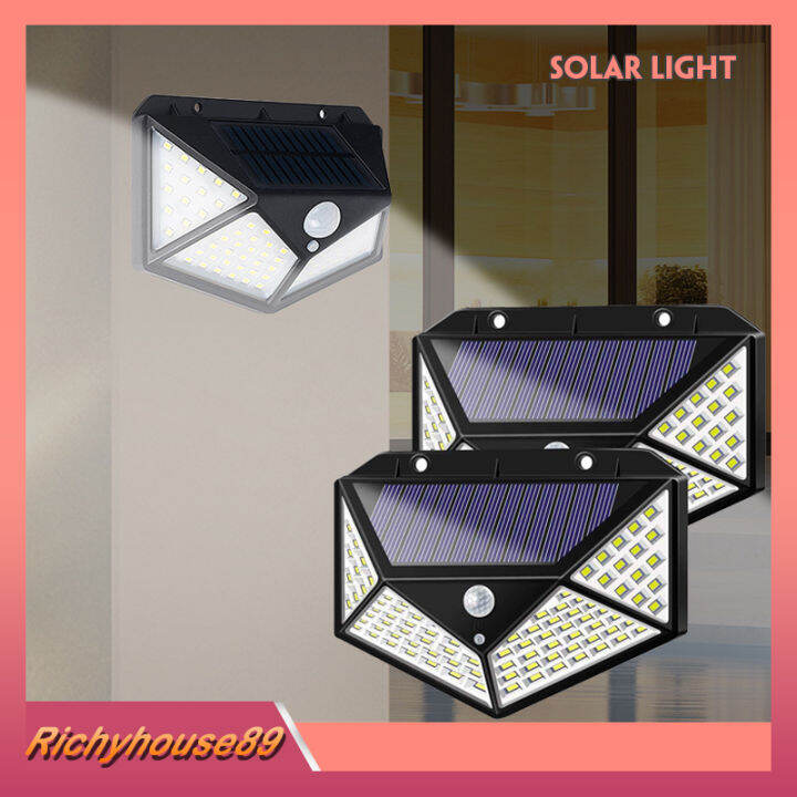 ไฟติดผนัง 30LED ไฟเซ็นเซอร์ ไฟโซล่าเซลล์ สวิตซ์หน้า ไฟรั้ว ไฟตาม ไฟออโต้ ไฟอัตโนมัติ ไฟLed หลอด ...
