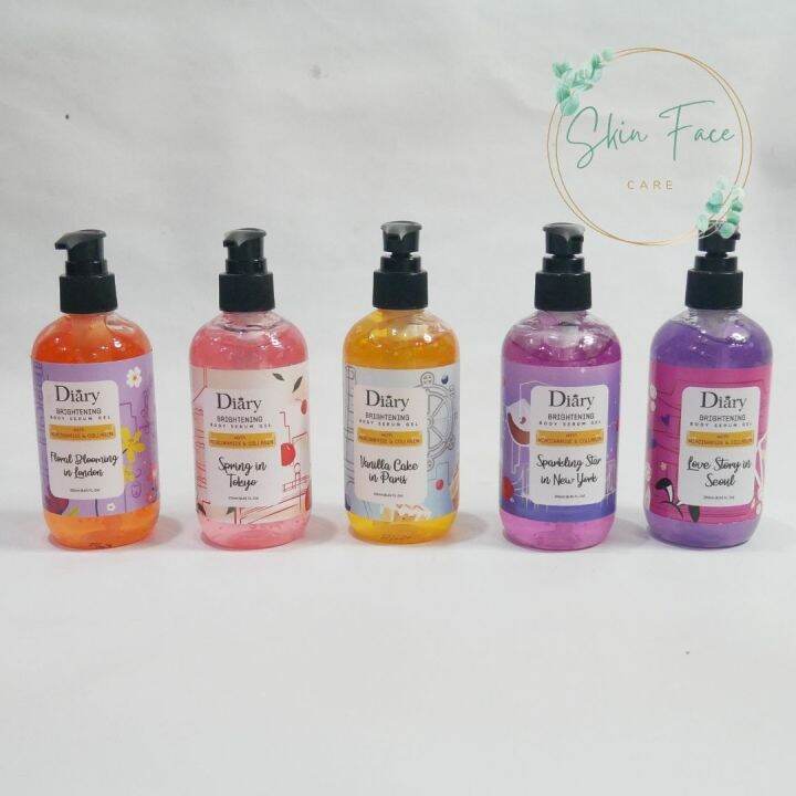 Diary Brightening body serum gel/250 ml | Lazada Indonesia