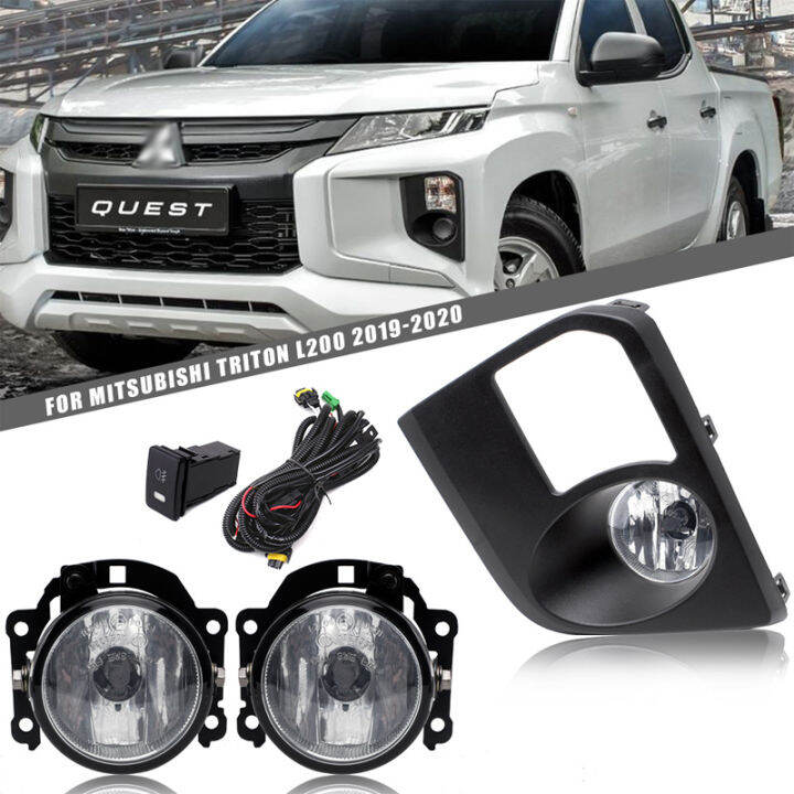 Mitsubishi Triton Fog Lamp Kit，Car Pickup Front Fog Light Accessories For MITSUBISHI TRITON L200 ...