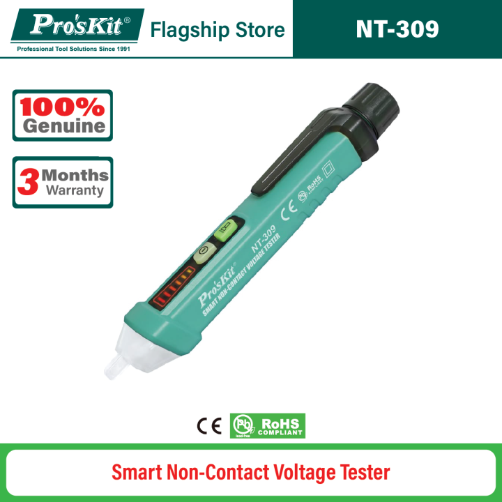 Pro'sKit NT-309 Smart Non-Contact Voltage Tester | Lazada