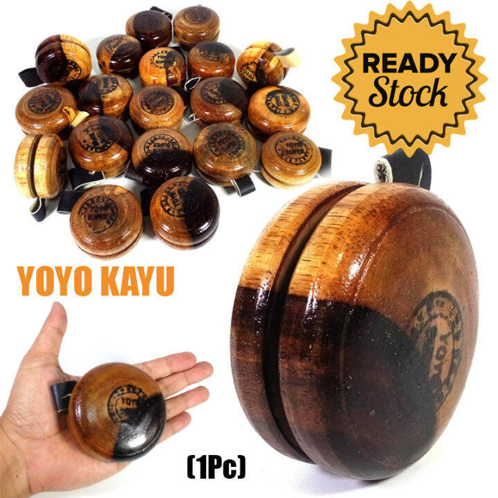 Eigia Mainan Yoyo Kayu Mainan Anak Remaja Dewasa Jadul Hobi Hobby Yo-yo ...
