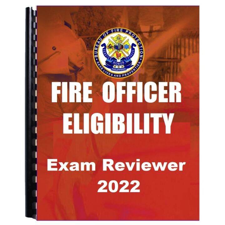 COD Fire Officer Eligibility (FOE) and BFP Qualifying Exam Reviewer ...