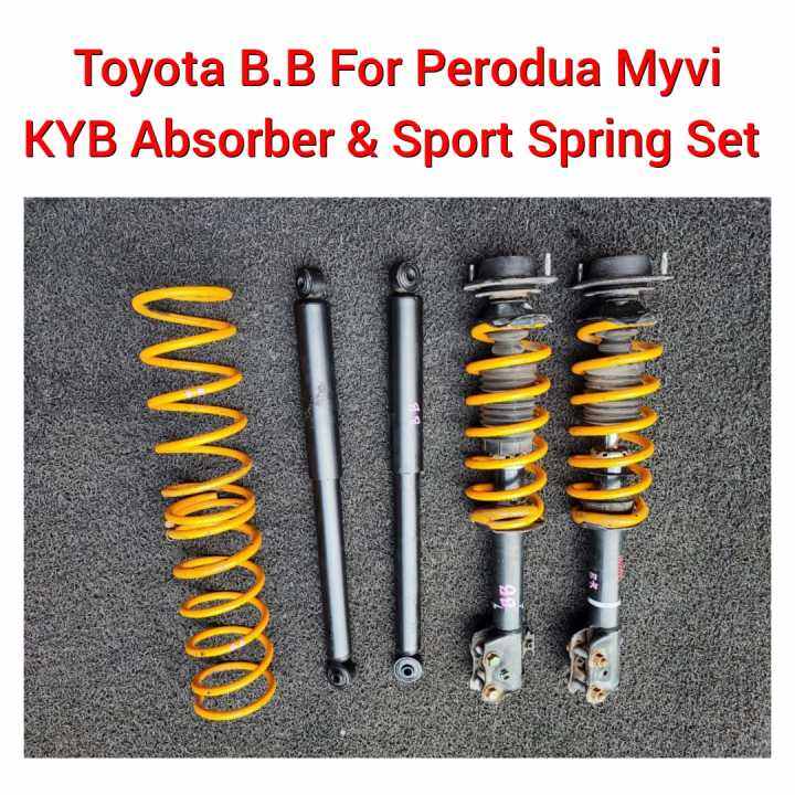 Toyota BB For Perodua Myvi Passo Front & Rear Absorber With Sport ...