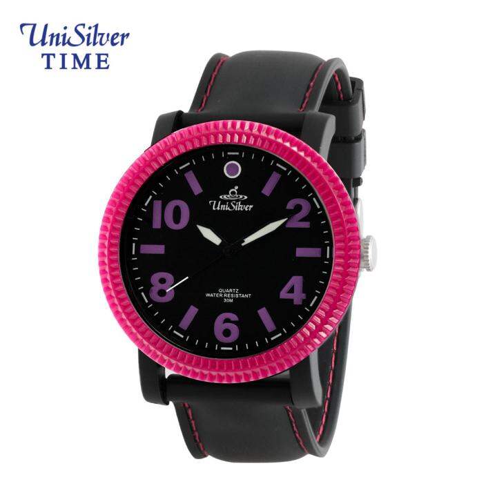 UniSilver TIME Unisex Black Analog Rubber Watch KW3443-1003 | Lazada PH
