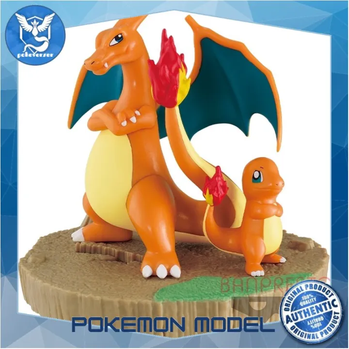ฟิกเกอร์แท้Pokémon FIGURE～CHARMANDER&CHARIZARD～ Model Action Figure ...