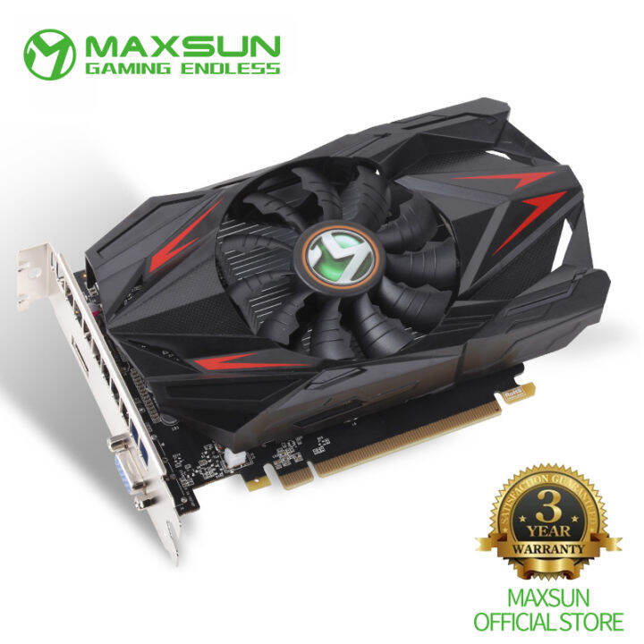 MAXSUN GeForce GT 1030 2GB GDDR5 GPU Computer PC Video Gaming Graphics ...