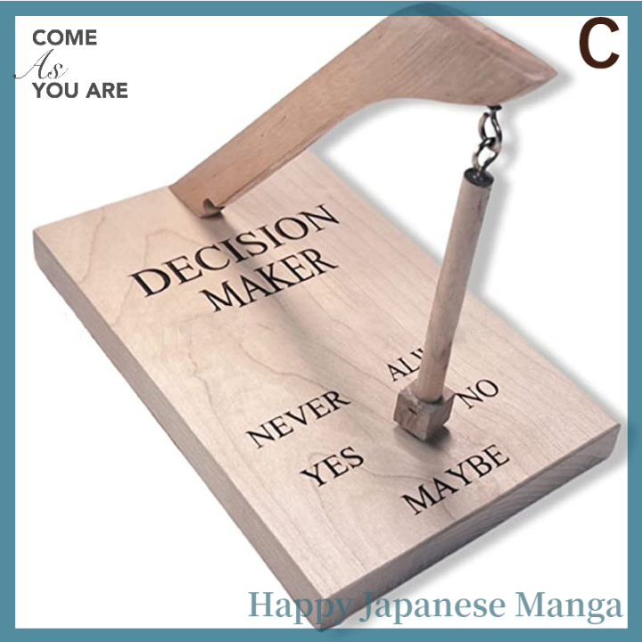[JP TOY] Tabletop Game Toy Wooden Decision Maker In Indecisive Moments ...