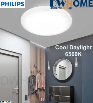 Philips Cool Led Bathroom Ceiling Light White Chrome 800lm 26w | Shelly ...
