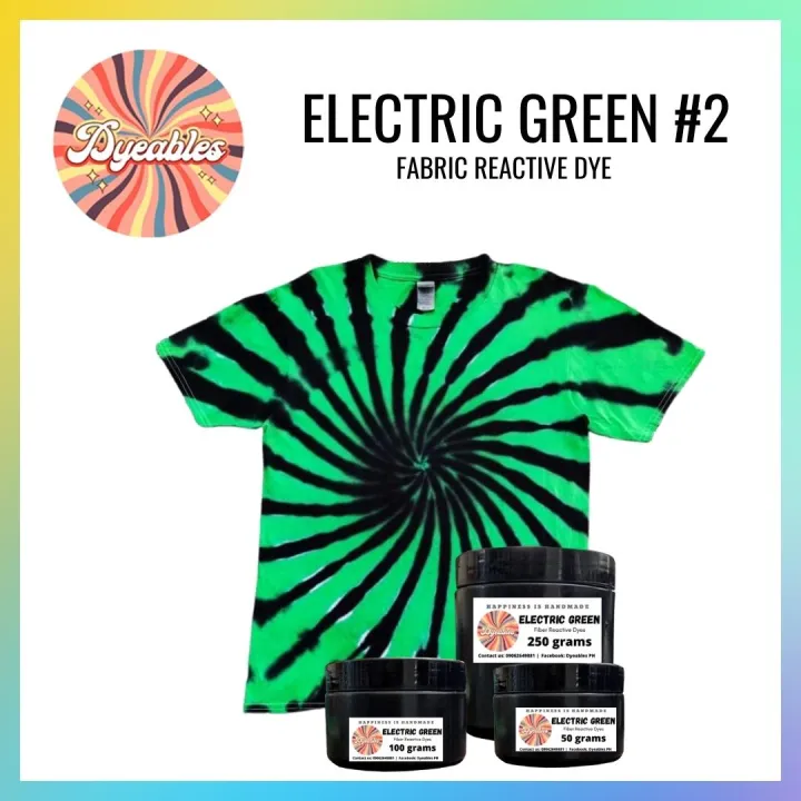 Tie Dye Powder 50 grams | Electric Green #2 | Reactive Dyes From ...