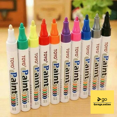 Spidol Ban Anti Air Warna-warni Ban Mobil Jejak Ban Permanen Spidol Cat ...