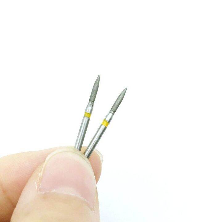 Dental Diamond Burs Medium FG 1.6mm Polishing Whitening Tools 10 Pcs/Set Dental Burs Extra Fine ...