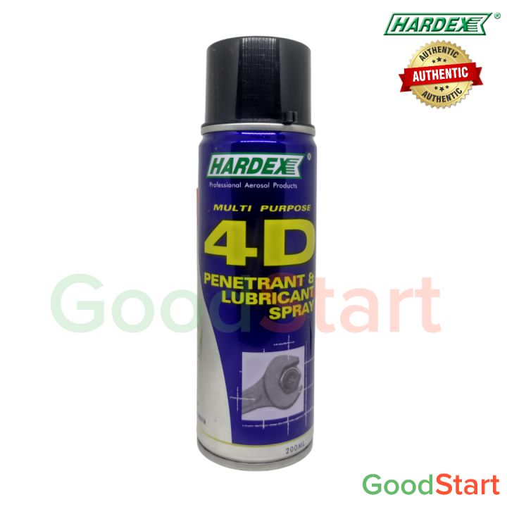 HARDEX MULTI PURPOSE 4D PENETRANT AND LUBRICANT SPRAY 200ml HD420 ...