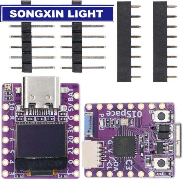 C3 ESP32/RP2040 Raspberry Pi Pico Development Board 0.42นิ้ว LCD Risc-V Wifi Bluetooth สำหรับ ...