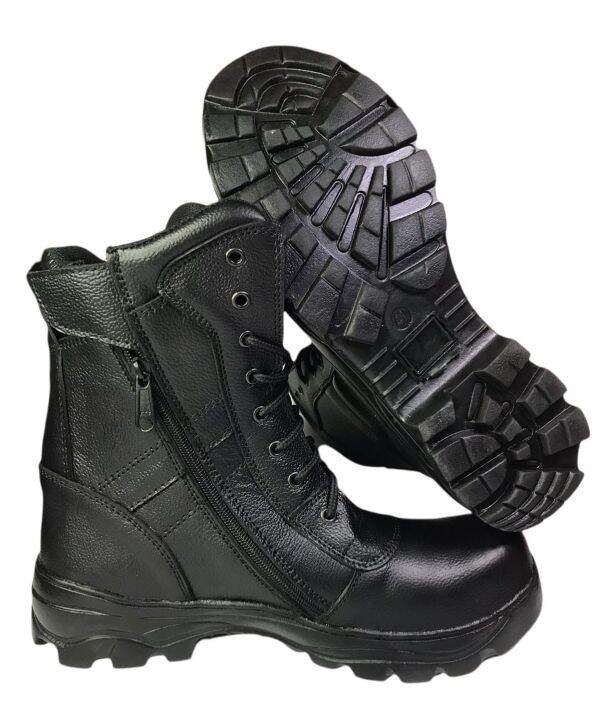 Sepatu Safety PDL PDH TNI POLRI Dan Security Kulit Asli | Lazada Indonesia