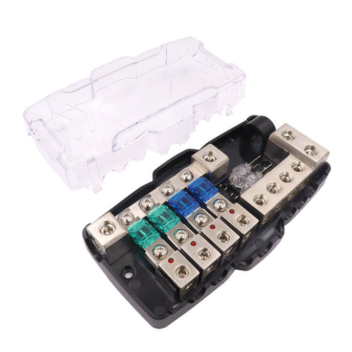 Car Audio ANL Fuse Holder Power Distribution Block Fusebox 2 Input 4 Output | Lazada PH
