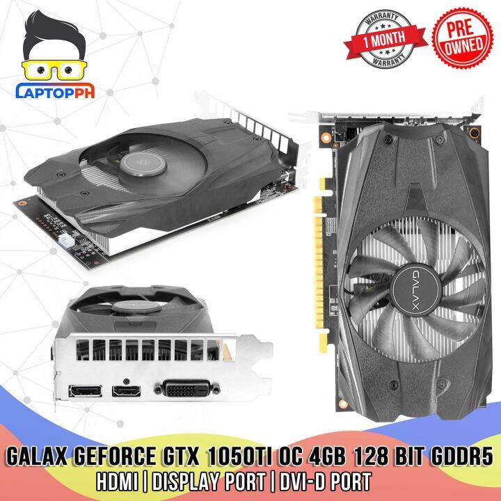 GALAX GeForce GTX 1050Ti OC 4GB 128bit GDDR5 Gaming Desktop Graphics ...
