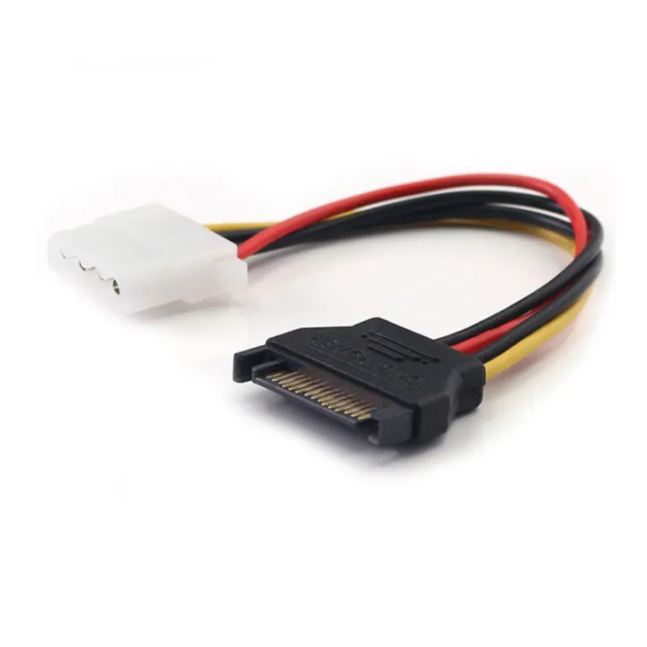4 Pin IDE Molex Power Cable To 415 Pin SATA Cable Adapter Converters ...