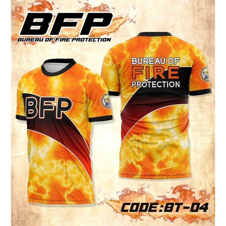 New Fashion2023 Buong sublimasyon BURERU DF FIRE PROTECTION BFP T-shirt ...