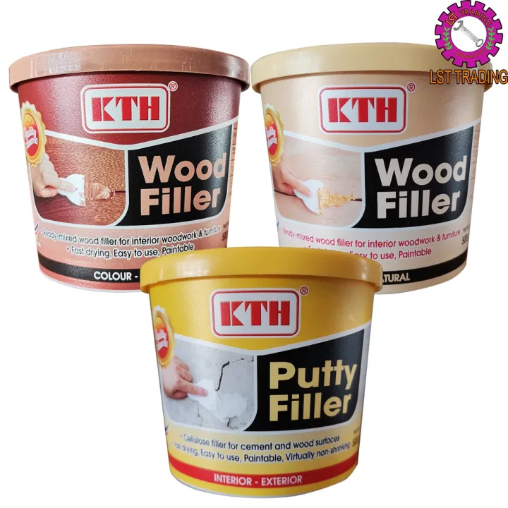 [READY STOCKS] KTH PUTTY FILLER 0.5KG/ WALL FILLER / WOOD FILLER / INSTANT PUTTY FILLER ...