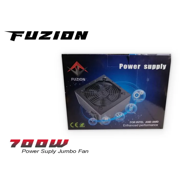 motorcycle 700w Fuzion Jumbo 12cm Fan PSU Power Supply | Lazada PH