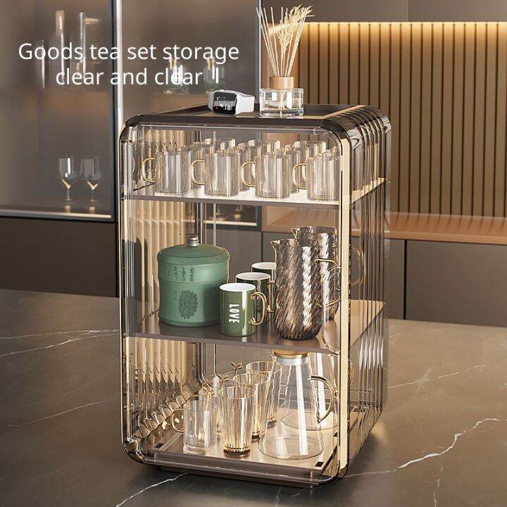 vivivivi Luxury multilayer stacking cup storage cabinet | Lazada PH