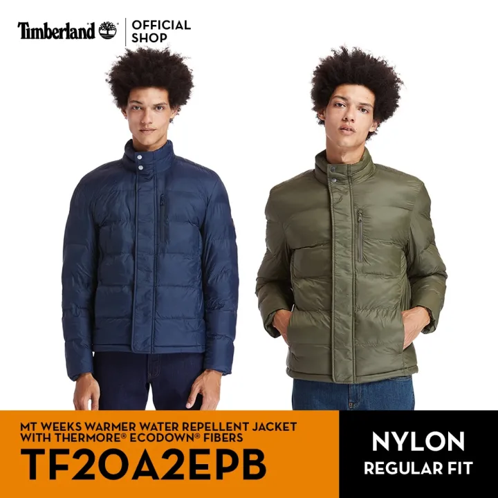 Timberland Men's MT WEEKS WARMER WATER REPELLENT JACKET WITH THERMORE ...