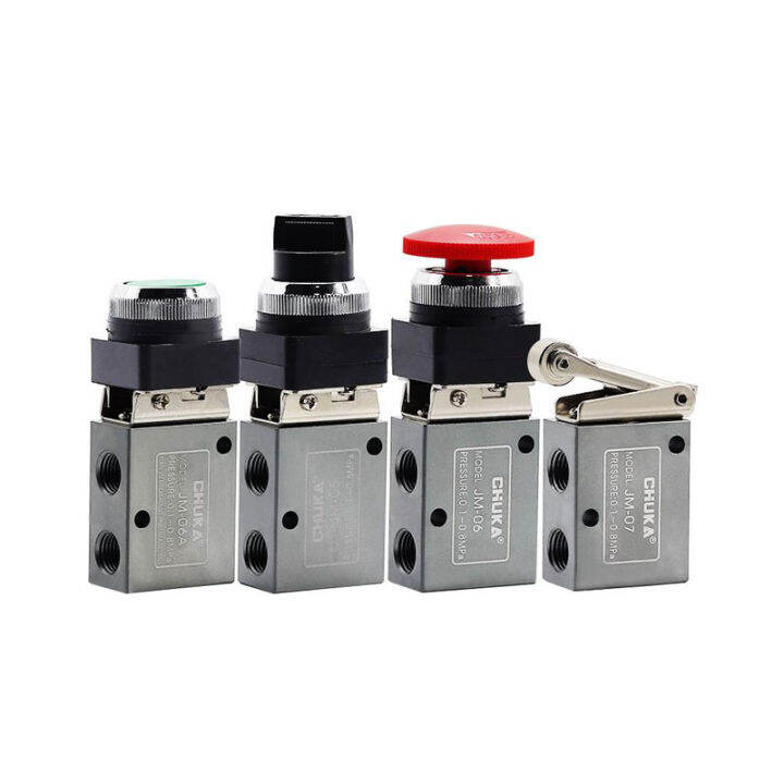 Pneumatic Two-position Three-way Mechanical Valve JM-05 JM-06 JM-06A JM-07 Manual Valve Switch ...