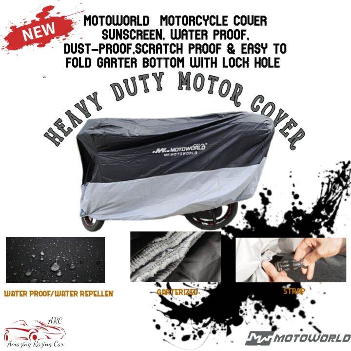 SUZUKI RAIDER R150 CARB MOTOR COVER waterproof MOTOWORLD ORIGINAL ...