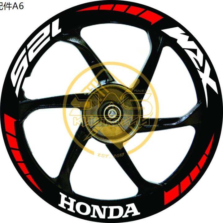 Reflective Mags DecalsStickers for Honda XRM 125 Size 17 2 pairs for ...