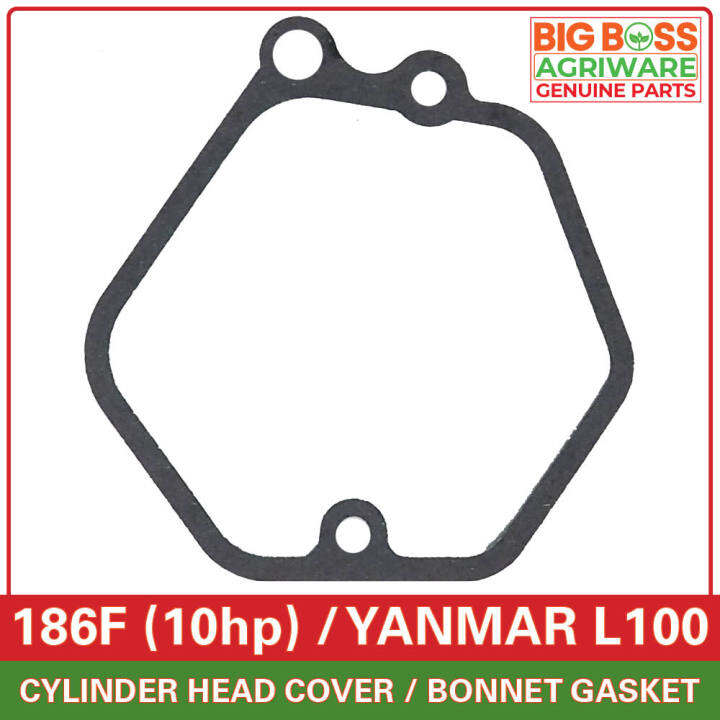Big Boss Agriware Cylinder Head Cover Gasket 186F (10hp) Aircooled ...