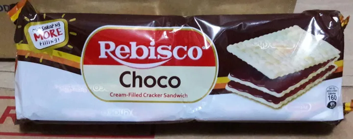 Rebisco Choco Cream-Filled Cracker Sandwhich (32g x 10 packs) | Lazada PH