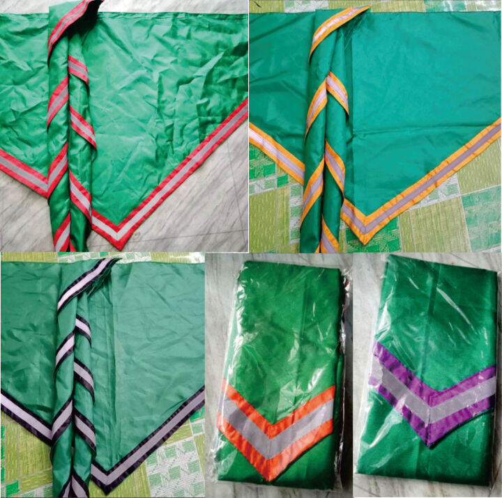 Scarf Pramuka Pita Bercahaya 2 Warna Scraf Pramuka Scraft Pramuka ...