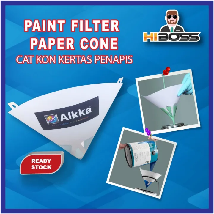 1pcs HIGH QUALITY Aikka Penapis Cat Filter Kertas / DIY Nylon Paint ...