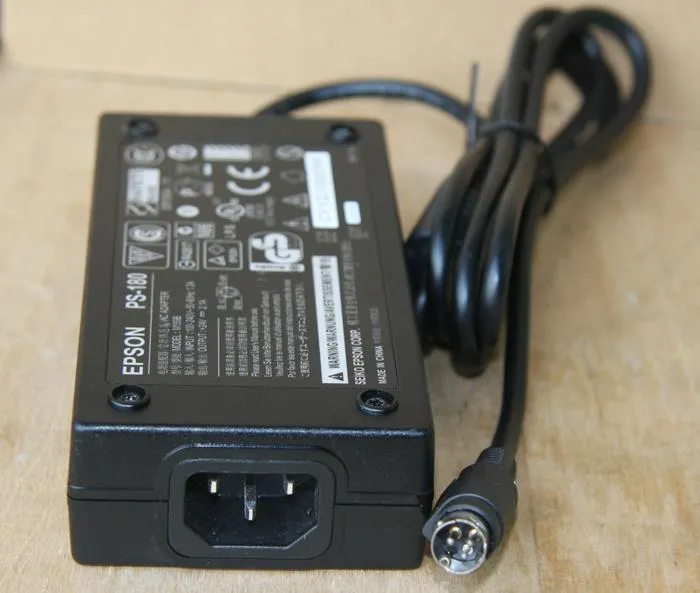 Original EPSON PS - 180 24 v2a M159A B / 2.1 A printer power adapter 3 ...
