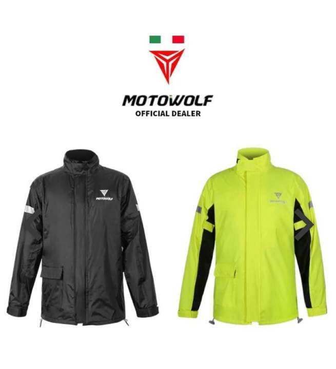 Original MOTOWOLF Strong Waterproof Rain Coat MDL0401 | Lazada PH