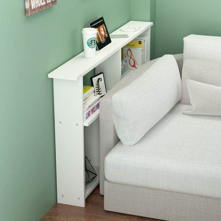 Bedside Table storage rack Sofa Rear Shelf Long Cabinet Bedside Shelf ...