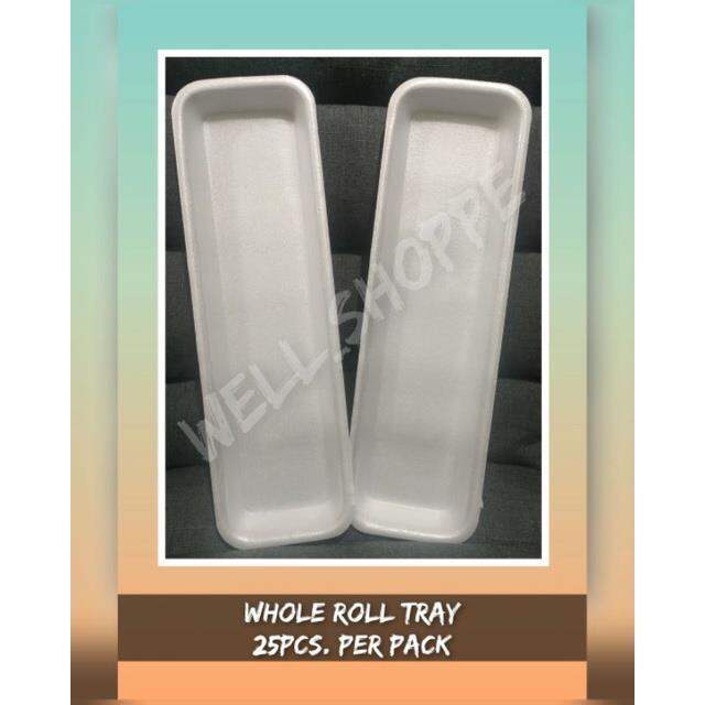 Styro Roll Tray (25pcs. per pack) | Lazada PH