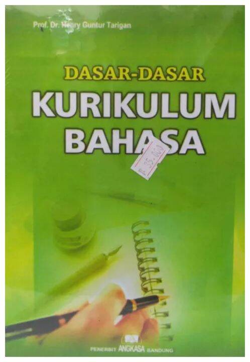Dasar Dasar Kurikulum Bahasa - Henry Guntur Tarigan - NR | Lazada Indonesia