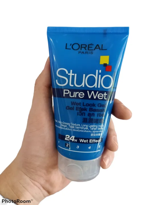 Loreal Paris Studio Line Pure Wet Hair Styling Gel 150 ml | Lazada ...