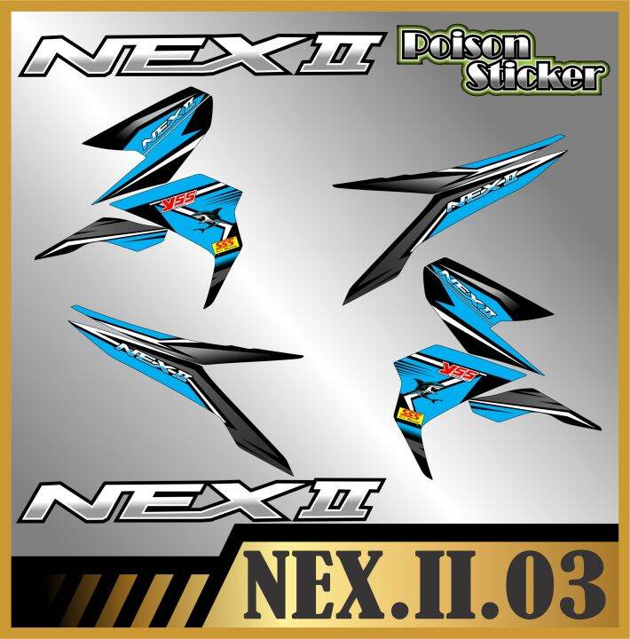 STRIPING STICKER NEX II ( 2 ) STIKER NEX II ( 2 ) STICKER LIS LIST ...
