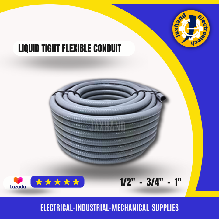 Liquidtight Flexible Conduit 1/2" ~ 3/4" ~ 1", per Meter | Lazada PH