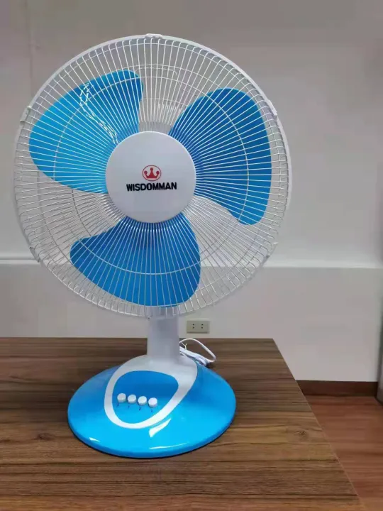 WISDOMMAN 16" Electric fan Table/Desk fan Officedesk fan | Lazada PH