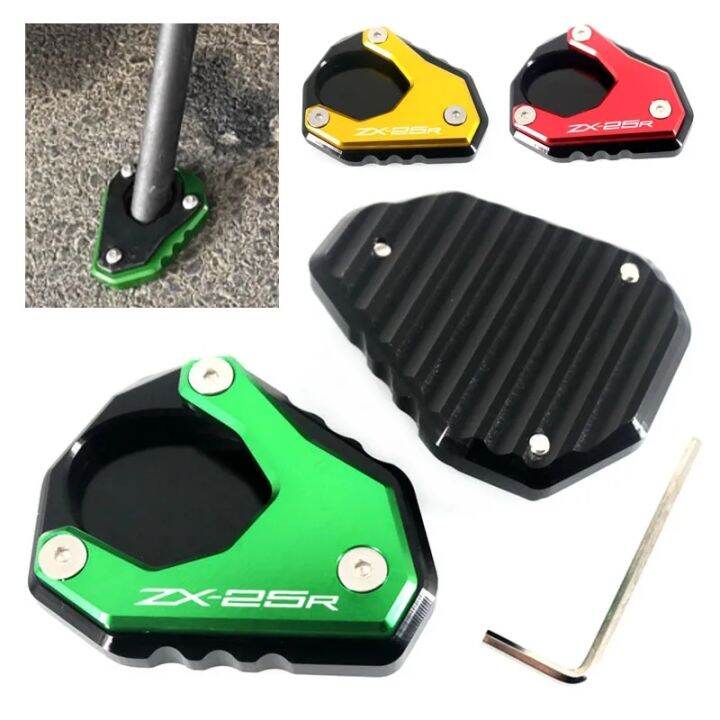 Motorcycle Cnc Kickstand Foot Side Stand Extension Pad Support Plate